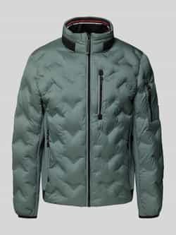 Tom Tailor Regular Fit Steppjacke mit verstaubarer Kapuze im Kragen
