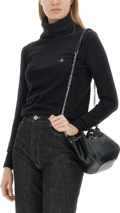Vivienne Westwood Virgin Wool Turtleneck Sweater - Black