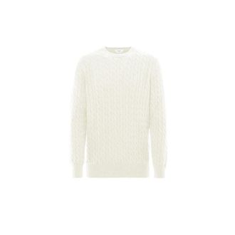 Malo Homme, Pulls, Blanc, Taille: XL Cashmere Tricots