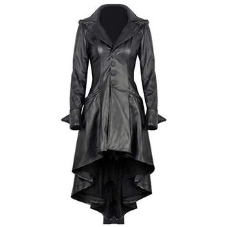 Dark In Love Manteau en cuir vegan - Cocktail - Noir - Medium