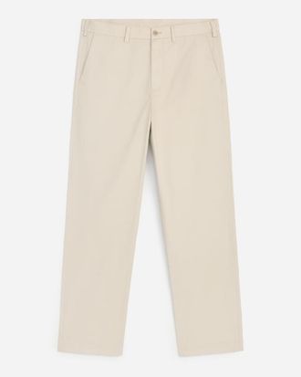 Arket Gerade Geschnittene Chino Aus Baumwolle -Beige
