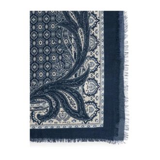 Etro Silky Scarves - Homme - Accessoires - Bleu - Taille: ONE Size