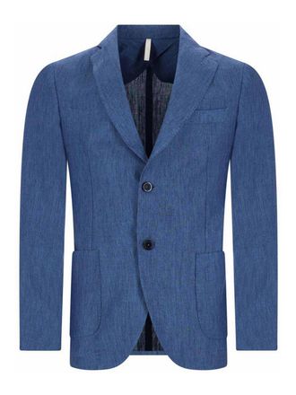 120% Lino Blazer - Blau