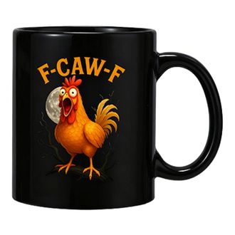 Generico Hahnentasse, 325 ml, Keramikbeh&auml;lter f&uuml;r Getr&auml;nke, lustige Teekr&uuml;ge, f&uuml;r Bier, Lehrer, Studenten, B&uuml;ro, Restaurant, Hotel, Weihnachten, Halloween, Sam