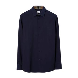 Burberry Homme, Chemises, Bleu, Taille: XL Chemise &Eacute;l&eacute;gante