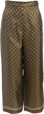 Max Mara Femme, Pantalons, Vert, Taille: 34 FR Wide Pantalons