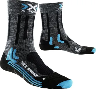 X Bionic X-Socks Damen Socken TREKKING SUMMER LADY, Anthracite/Black, 35/36, X100080