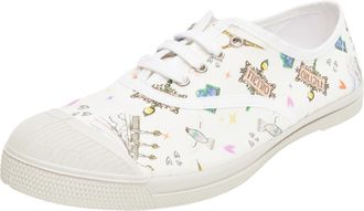 Bensimon Schnürsenkel für Damen Sneaker, Druck Paris, 38 EU