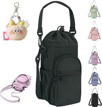 Generic Sac &agrave; bandouli&egrave;re pour bouteille deau, le compagnon ultime en plein air, sac &agrave; bandouli&egrave;re pour bouteille deau, sac &agrave; bandouli&egrave;re pour randonn&eacute;e, camp