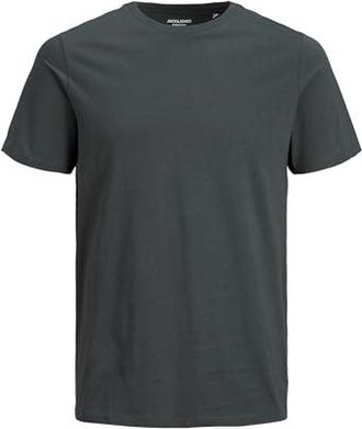 Jack & Jones Jjeorganic Basic Tee Ss O-neck Noos Homme T-shirt, Gris, S