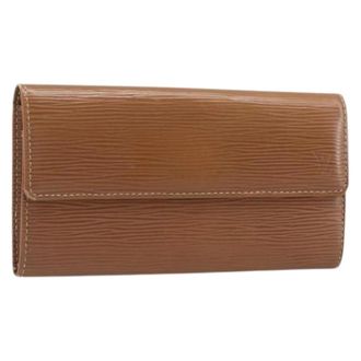 Louis Vuitton Portefeuille Long Epi Pre-owned - Femme - Pre-owned - Brun - Taille: ONE Size