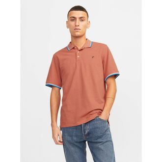 Jack & Jones Jack & Jones Poloshirt Bluwin 12169064 Orange Regular Fit