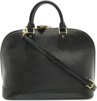 Louis Vuitton Sac &agrave; main en cuir Epi Pre-owned - Femme - Pre-owned - Noir - Taille: ONE Size