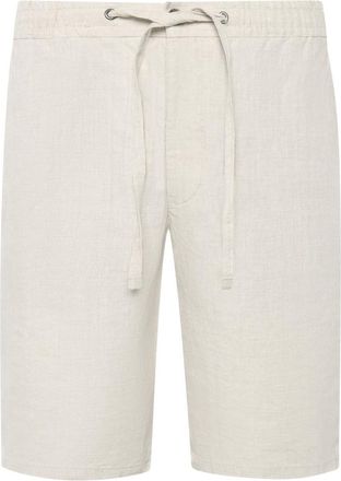 Tom Rusborg Sommerliche Leinenshorts mit Kordelzug in