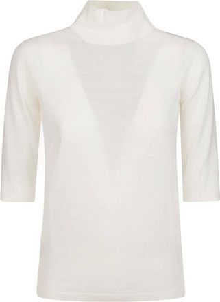 Max Mara Femme, Pulls, Blanc, Taille: 38 FR Cecina Sweater