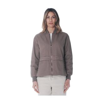 Duno Femme, Vestes, Brun, Taille: 40 FR Giubbino Bomber Lavorazione Matellass&egrave;