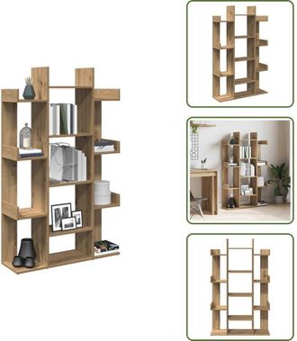 vidaXL Vidaxl - B&uuml;cherregal Artisan-Eiche 86x25,5x140 cm Holzwerkstoff - B&uuml;cherregal - B&uuml;cherregale - B&uuml;cherschrank - B&uuml;cherschr&auml;nke