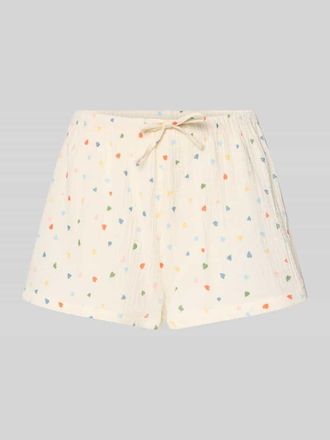 Jake*s Casual Relaxed Fit Pyjama-Shorts mit Allover-Motiv-Print