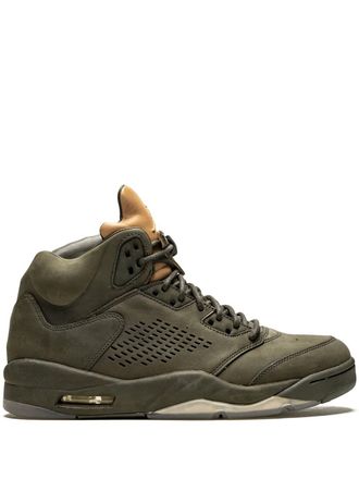 Nike Jordan baskets Air Jordan 5 Retro Prem - Vert