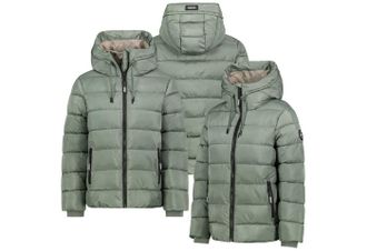 Sublevel Steppjacke Winter Jacke Mantel Parka Steppjacke Lange Winter Mantel Warm gesteppt