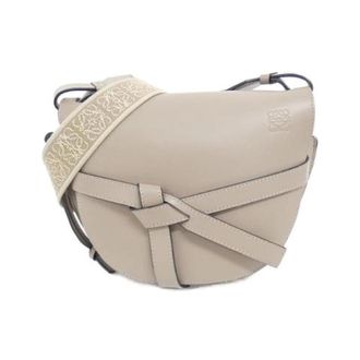 Loewe Pre-owned Gate Small Calf Canvas Shoulder Bag - - Pre-owned - Damen - Beige - ONE SIZE