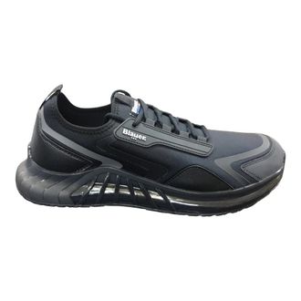 Blauer Lauf-Sneaker - - Shoes - Herren - Schwarzk - 41 EU