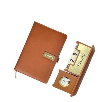 Generic Organiseur de bureau personnalis&eacute; avec stylo journal intime avec nom, kit de bienvenue personnalis&eacute; pour les employ&eacute;s, cadeau personnalis&eacute; pour m&eacute;deci