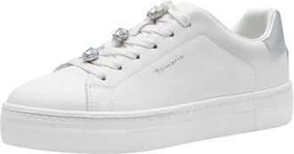 Tamaris Womens Damen 1-23783-44 Sneaker, Blanc, 37 EU