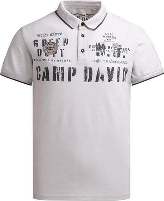 Camp David Poloshirt aus Baumwolle
