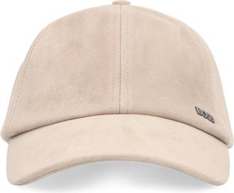 HUGO BOSS Homme, Accessoires, Beige, Taille: ONE Size Casquette en daim avec rivet logo en m&eacute;tal