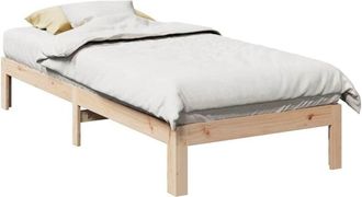 vidaXL Cadre de lit sans matelas 80x200 cm bois massif de pin Vidaxl