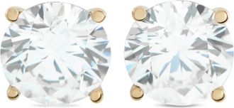 Luxury Bazaar diamond stud earrings - Gold