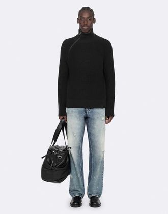 AllSaints col chemin&eacute;e noir