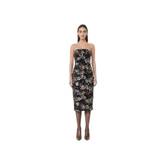 Max Mara Array Midi Dress - Femme - Robes - Noir - Taille: 40 FR