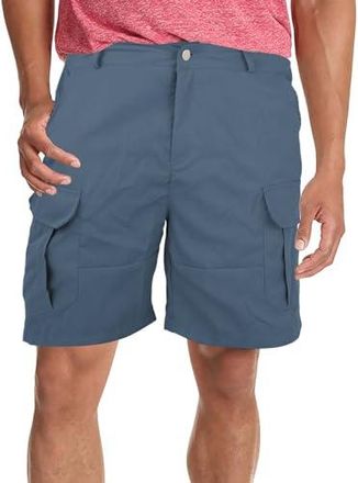 Generic Short cargo pour homme - Pantalon de sport essentiel - Pour l&eacute;t&eacute;, la randonn&eacute;e, le combat, le jogging, l&eacute;ger et respirant - Couleur unie - Pantalon ch