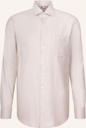Seidensticker Seidensticker Flanellhemd Regular Fit beige