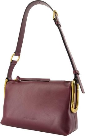 Marc Jacobs Womens The Juliette Messenger Shoulder Bag - Marc Jacobs Leather Bordeaux Burgundy Cowhide Crossbodies