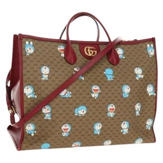 Gucci Pre-owned Vintage Micro Small GG Canvas Tote Bag - - Pre-owned - Damen - Braun - ONE SIZE