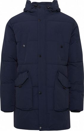 Indicode IDZeppal Steppjacke Herren Parka Winterjacke Steppparka warm gef&uuml;ttert mit hochabschlie&szlig;endem Kragen aus wasserabweisendem Material, Gr&ouml;&szlig;e:XXL, Farbe: