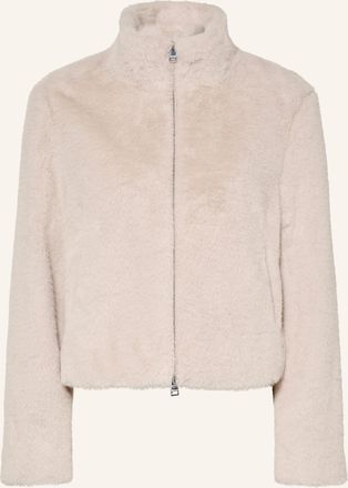 Marc Cain Kunstfell-Jacke beige