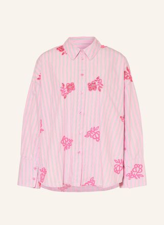 Essentiel Hemdbluse Jalinki Mit Schmucksteinen Und Pailletten rosa