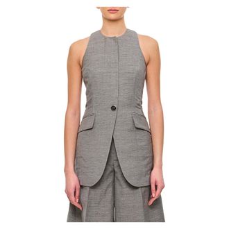 Durazzi Milano Femme, Vestes, Gris, Taille: 38 FR Gilet Tailleur