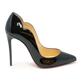 Christian Louboutin Femme, Chaussures, Noir, Taille: 37 1/2 EU Escarpins Hot Chick 100 mm