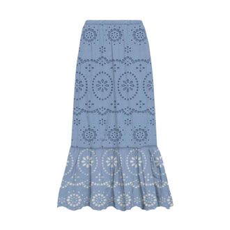 MC2 Saint Barth Kn&ouml;chellanger R&uuml;schenrock in Sangallo - - Skirts - Damen - Blau - S