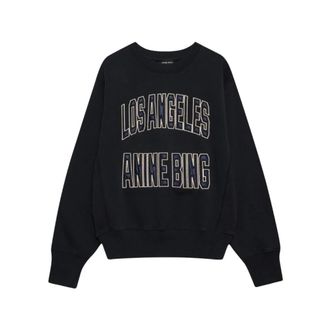 Anine Bing Damen, Sweatshirts & Hoodies, Schwarzk, XSGr&ouml;&szlig;e