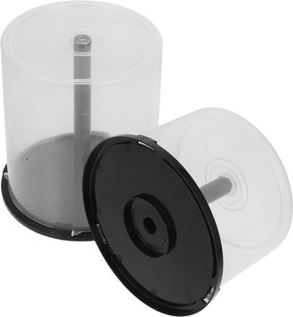 BESPORTBLE 2 Stück CD DVD Aufbewahrungsbox Transparent Großer Organizer Eimer mit Kratzfestem Schutz Staubdicht und Tragbar für Musik Filmsammlung Praktische Auf