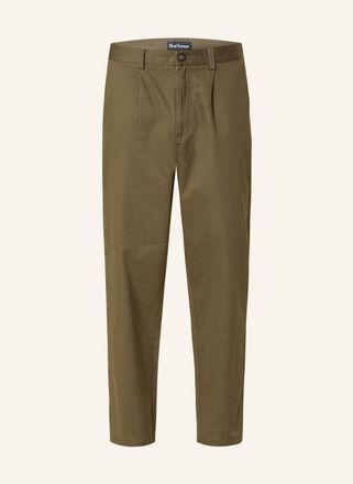 Barbour Anzughose Bayview Relaxed Fit gruen