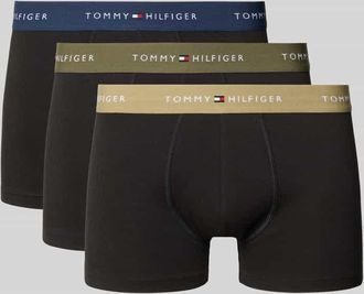 Tommy Hilfiger Pants aus Baumwoll-Mix mit Logo-Schriftzug