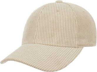 Cappellishop Basic Corduroy Casquette de Baseball en velours c&ocirc;tel&eacute; de coton - Beige - Taille Unique