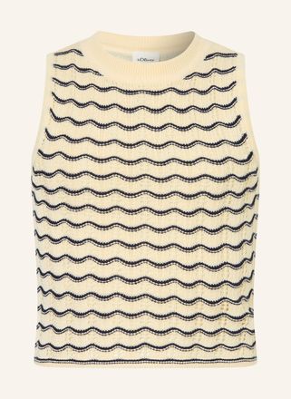 s.Oliver S.Oliver Red Stricktop weiss